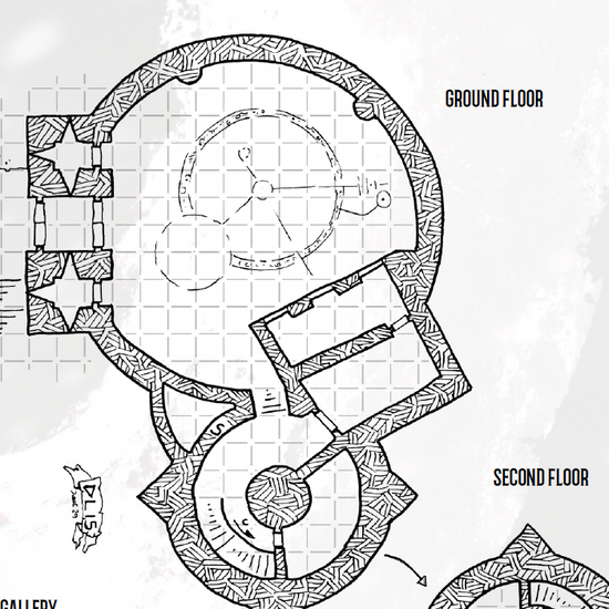 The Frozen Beacon - FREE Downloadable PDF maps